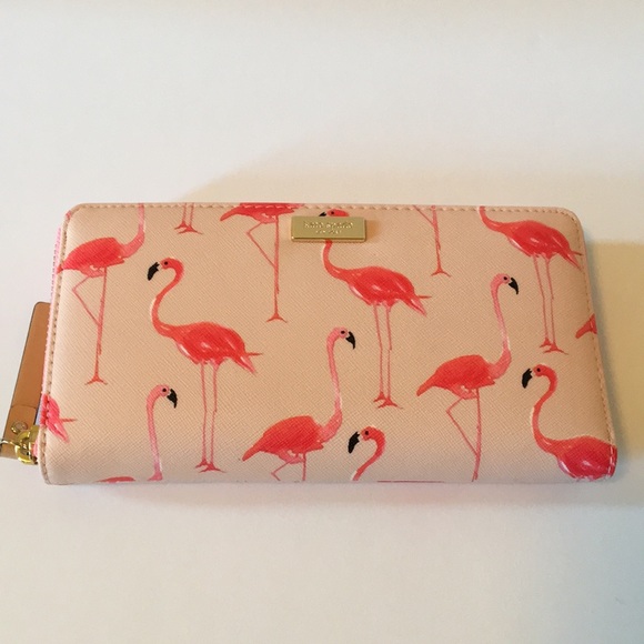 kate spade | Bags | Kate Spade Flamingo Zip Around Wallet | Poshmark